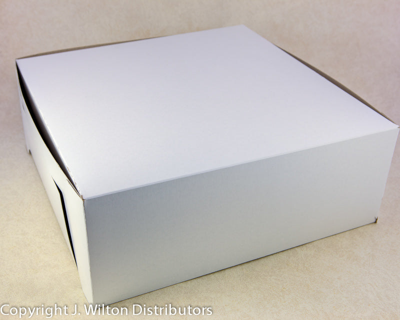 CAKE BOX 16x16x6 1PC WHITE – J.Wilton
