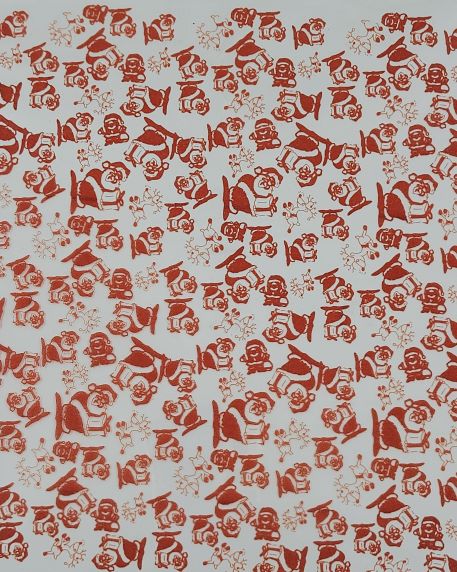 CHOCOLATE TRANSFER SHEET SANTA CLAUS 2PC. – J.Wilton
