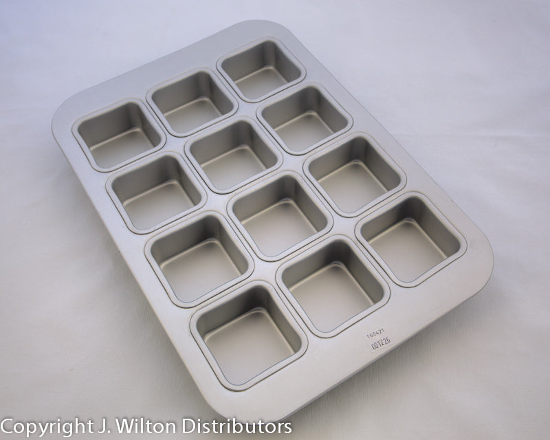 MUFFIN PAN SQUARE STANDARD 12 CUP – J.Wilton
