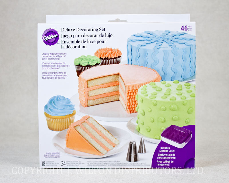 DELUXE CAKE DECORATING SET 46PC. – J.Wilton